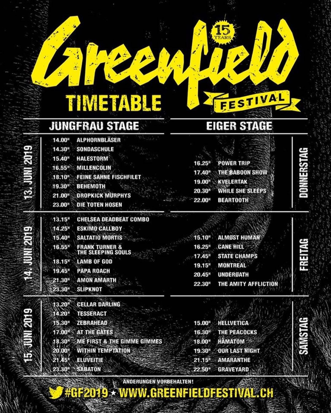 Greenfield Festival 2019: Schweiz, wir haben so Bock auf Dich!